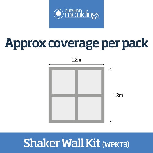 Cheshire Mouldings Shaker Wall Panel Kit (WPKT3) – Cleveland Timber