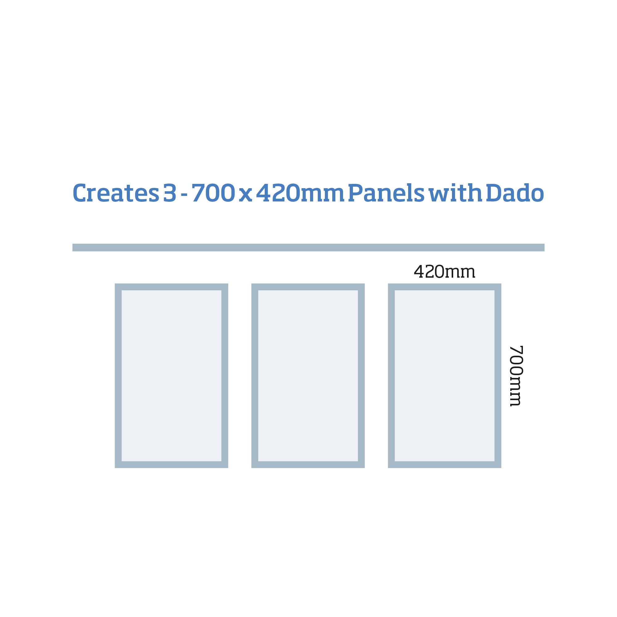 *Pre-Order Stock Due W/C 19/01 - Cheshire Mouldings White Primed Wall ...