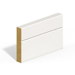 MDF Pencil Round & V-Groove Burford Type Skirting 14.5mm x 94mm x 4.2m ...