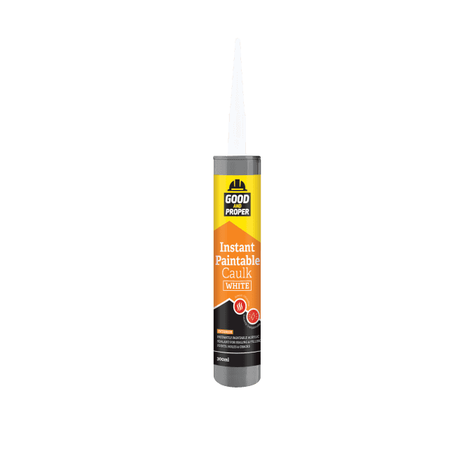 Good & Proper Instant Paintable Caulk White 300ml – Cleveland Timber