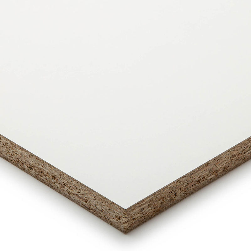 White *Matt* (Smooth) 18mm Contiplas (Melamine Faced Chipboard) - 2440 ...