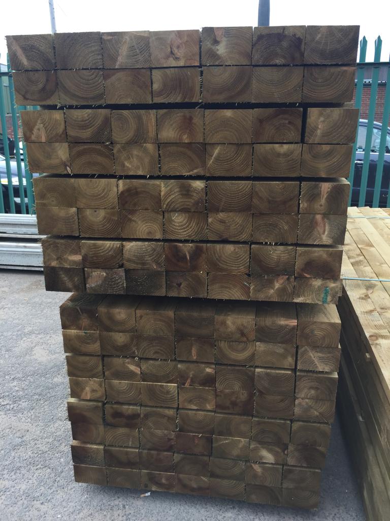 150mm x 100mm (6x4) Green Tanalised Post 3.0m – Cleveland Timber